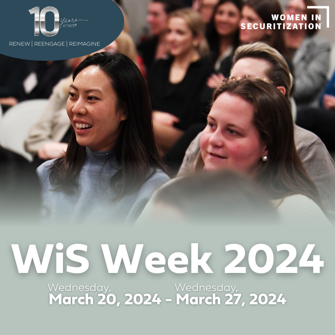 Save the Date: WiS Week | Structured Finance Association